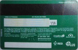 Tarjeta de Banco: Banco Azteca (Banco Azteca, MéxicoCol:MX-VI-0085.02