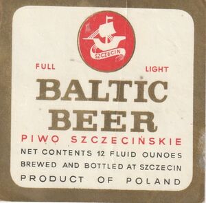 Drink Label: Baltic beer (Browar Bosman Szczecin, PolandCol:PL-BEER-004856
