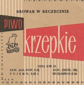 Drink Label: Krzepkie piwo (Browar Bosman Szczecin, PolandCol:PL-BEER ...