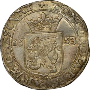 Coin: 1 Rijksdaalder (50 stuivers) (Netherlands, Dutch States) (1584 ...