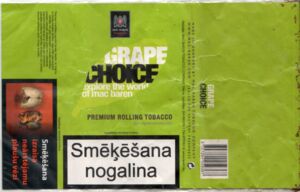 Cigarette Pack: Grape choice (LatviaCol:LV-TO-0001