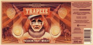 Drink Label: Trapeze Passion Fruit Wheat (Flying Brewery Raduga ...