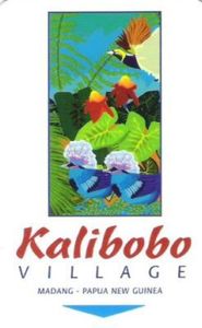 Hotel Card: Kalibobo Village (No Chain, Papua New Guinea) Col:PNG-00003
