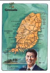 Stamp: Island scene (Grenada(Liberation of Grenada, 12th Anniv.) Mi:GD ...