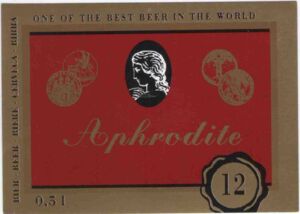 Drink Label: Aphrodite (Pivovar Uherský Brod, Czech RepublicCol:CZ-BEER ...