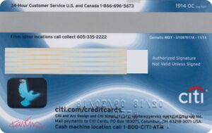 Bank Card: Citibank Simplicity Chip Card (Citibank, United States of ...