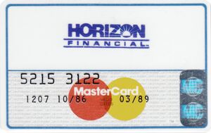 Bank Card: Horizon Financial MC (Horizon Financial, United States of ...