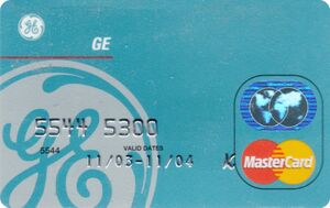 Bank Card: First USA GE MasterCard (First USA Bank, United States of ...