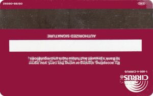 Bank Card: Signet Bank Maroon Visa (Signet Bank, United States of ...