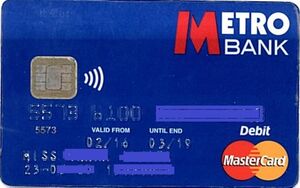 Bank Card: Metro Bank MasterCard Debit 4 (Metro Bank, United Kingdom of ...
