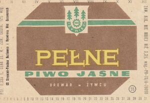 Drink Label: Jasne pelne piwo (Browar Żywiec, PolandCol:PL-BEER-005107