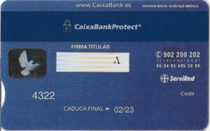Bank Card: La Caixa - &Go (Caixabank, SpainCol:ES-VI-0761.02