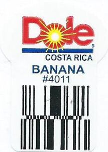 Fruit Sticker: Dole Banana #4011 (Costa RicaCol:CR-FR-00336 🍎