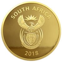 Coin: 500 Rand (Nelson Mandela. Old man) (South Africa) (2018 - 100th ...