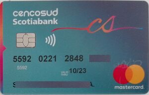 Bank Card: Cencosud (Scotiabank, ChileCol:CL-MC-0013