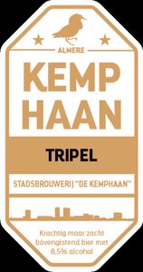 Drink Label: Kemphaan Tripel (Stadsbrouwerij De Kemphaan ...