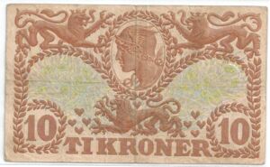 Banknote: 10 Krone (Denmark(1937-1946 Issue) Wor:P-31f.2