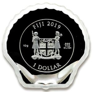 Moneda: 1 Dollar (Shell Castaway) (Fiyi(1969~Today - Numismatic ...