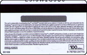 Gift Card: Logos (Esso, Canada) (Esso Mobil) Col:Ca-Esso-024-100