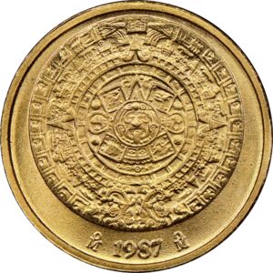 Coin: 1/15 de Onza (Azteca Calendar) (Mexico) (Bullion Coinage) WCC:km628