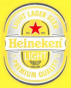 Drink Label: Heineken Light Premium Quality (Athenian Brewery S.A ...