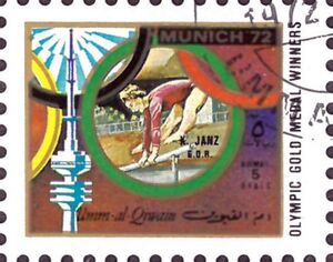 Stamp: Summer Olympic Games Munich (Umm al-Qiwain(Winners of the Summer Olympic Games, Munich ...