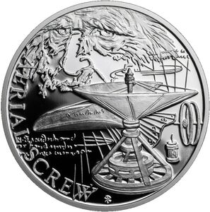 Coin: 1 Dollar (Inventions of Leonardo da Vinci: Helicopter) (Niue ...