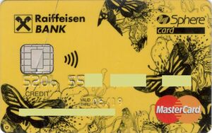 Bank Card: Raiffeisen BANK - Sphere card (Raiffeisen Bank, Czech ...