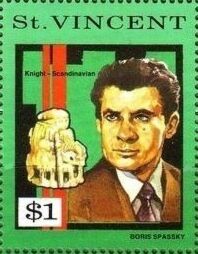 Stamp: Boris Spassky (Saint Vincent and The Grenadines(Famous Chess ...