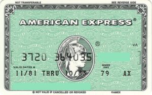Bank Card: American Express classic US372036-6-80 (American Express ...