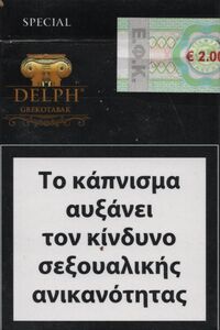 Paquete de Cigarrillos: Delph Special 20 (Grecia(Delph Special 20) Col ...