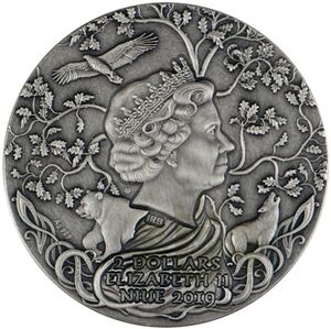 Coin: 2 Dollars (Slavic Gods - Svetovid) (Niue) (Numismatic Product ...