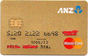 Bank Card: ANZ Gold (PT ANZ Panin Bank, IndonesiaCol:ID-MC-0063