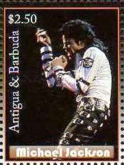 Stamp: Michael Jackson (Antigua and Barbuda(Michael Jackson (1958-2009 ...