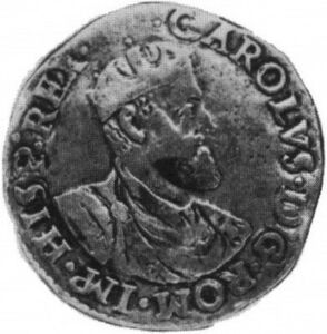 Moeda: 1 Gulden (Carolus d'argent - Karolusgulden - 20 Stuyver ...