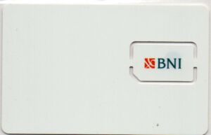 Bank Card: BNI Test card gsm (Bank BNI, Indonesia) Col:ID-GM-0093
