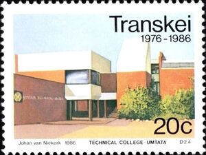 Stamp: Technical College, Umtata (Transkei(10th Anniversary of the ...