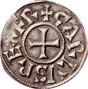 Coin: 1 Denier (Carolingian Empire) (768~814 - Charlemagne) Col:FC120
