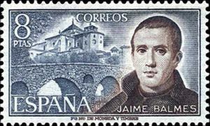 Stamp: Jaime Balmes (1810-1848) (Spain(Spanish Celebrities (1974)) Mi ...