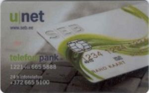 Bank Card: Internet Banking Code Card (SEB Pank, EstoniaCol:EE-GM-0053.02