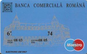 Bank Card: Debit (Banca Comerciala Romana, RomaniaCol:RO-MS-0020.05