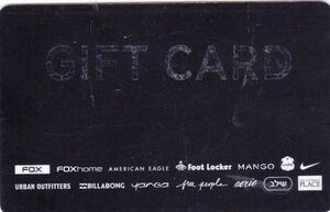Gift Card: Dream Card (Dream Card, Israel(Black) Col:ISR-Dream-1094