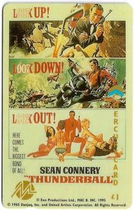 Phonecard: Thunderball (Mercury, United Kingdom of Great Britain ...