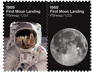 Stamp 50th Anniversary Of Moon Landing United States Of America 50th