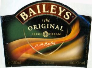 Drink Label: Baileys the Original (R&A Baileys & Co, IrelandCol:IE-LIQ ...