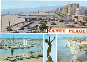 Postcard: Canet-en-Roussillon : 4 views of Canet-Plage (France) (Canet ...