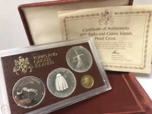 Coin: Various Crowns (Proof set 1977) (Turks and Caicos Islands(1974 ...