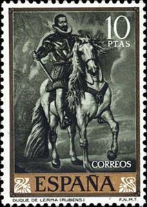 Stamp: "Duke of Lerma" by Peter Paul Rubens (Spain(Painters - Peter ...