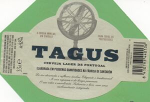 Drink Label: Tagus (DAMM Portugal Sociedade Unipessoal Lda, PortugalCol ...
