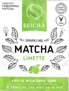 Drink Label: Sparkling Matcha Limette (Seicha GmbH, Germany, Federal ...